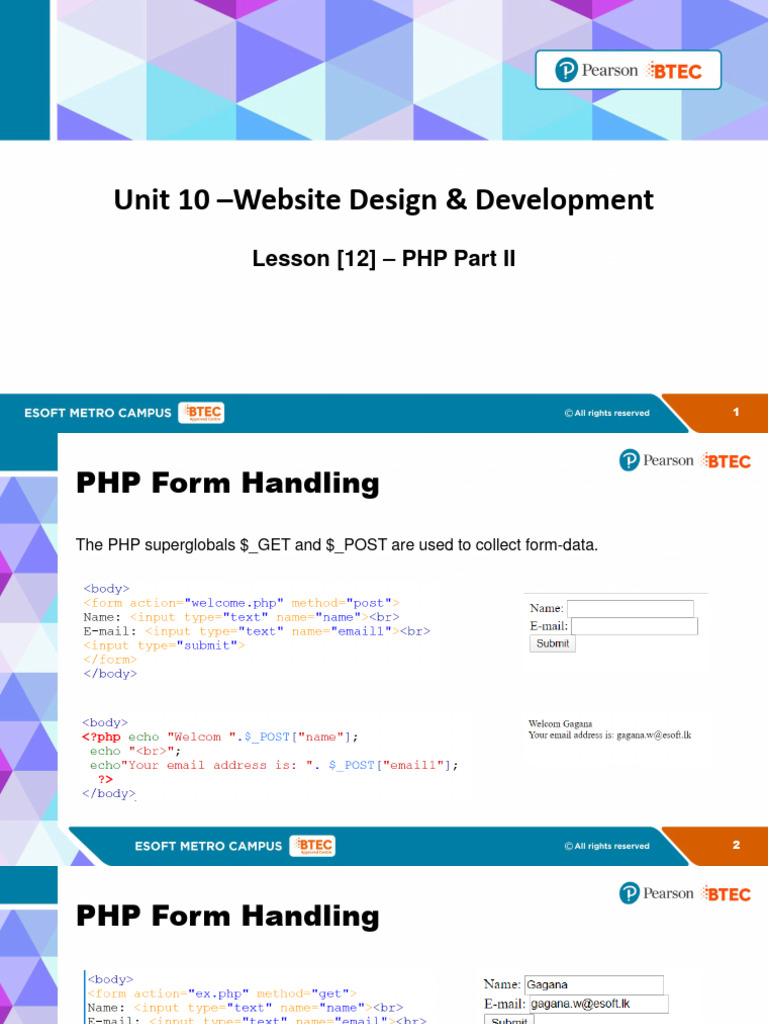 PHP | PDF | Php | Computer Data PHP | PDF | Php | Computer Data