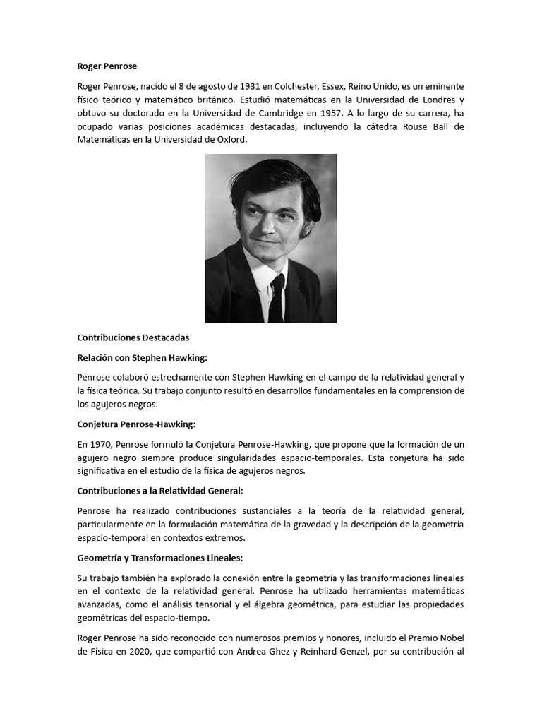 Roger Penrose | PDF
