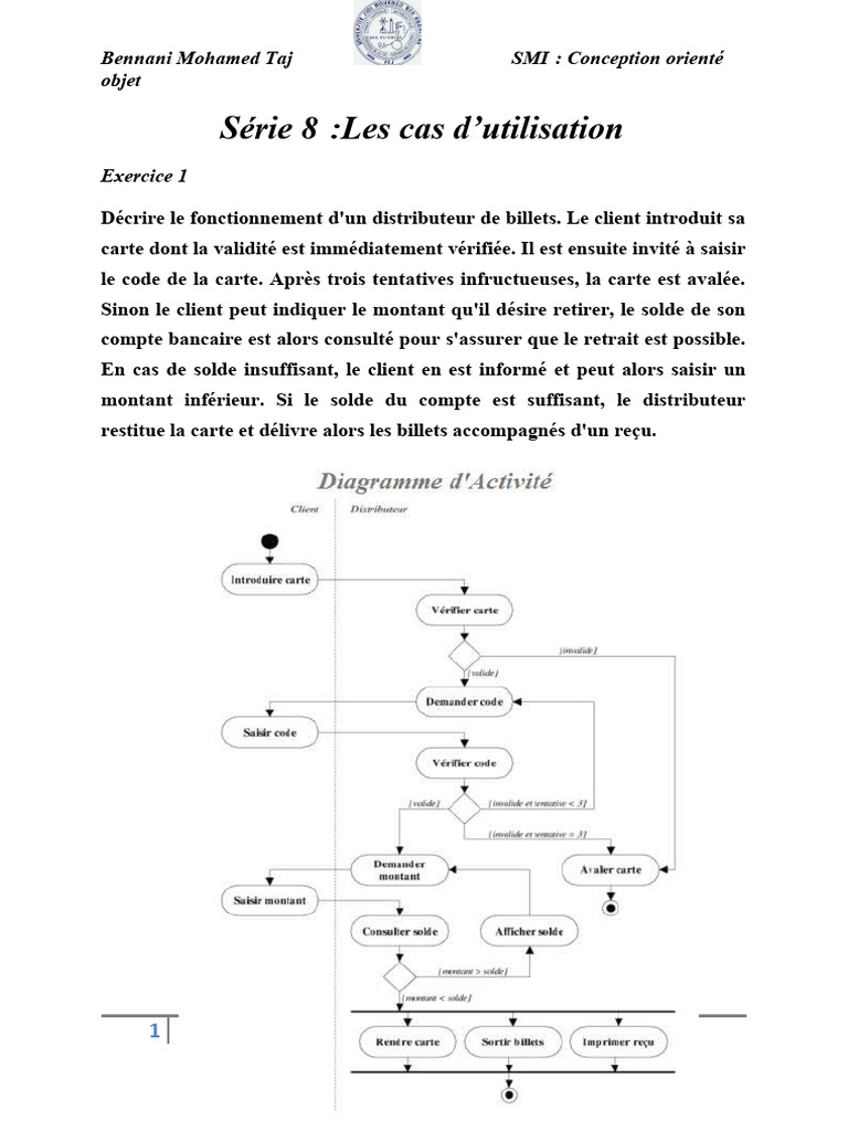 UML TD8 Solution | PDF