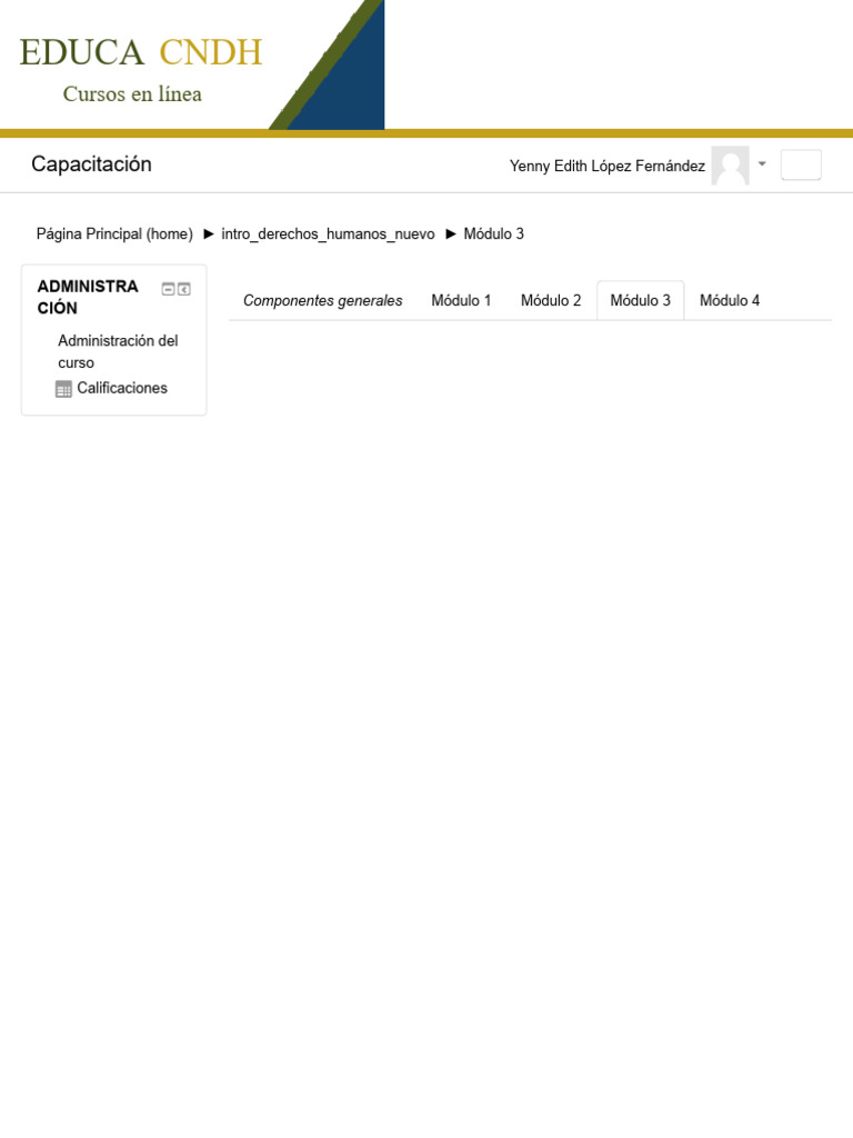 Curso - Introducción A Los Derechos Humanos, Tópico - Tema - Módulo 31 | PDF