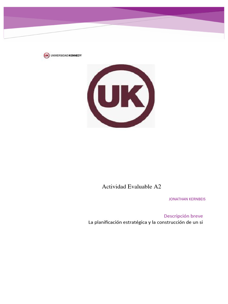 Actividad Evaluable (A2) Sistema de Informacion Milagros Galeppi | PDF | Business | Sistema de ...