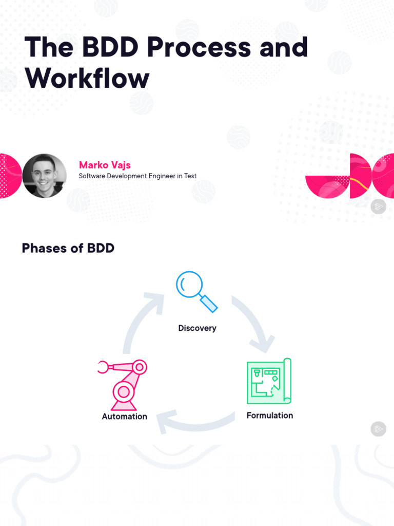 The BDD Process and Workflow Slides | PDF | Systems Science | Software ...
