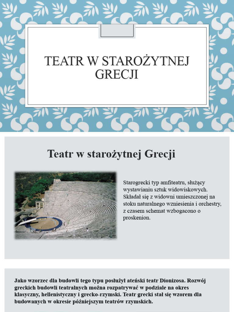 Teatr Grecki | PDF