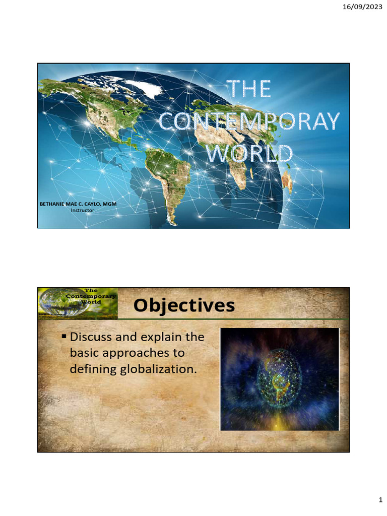 Understanding Globalization Concepts | PDF | Globalization