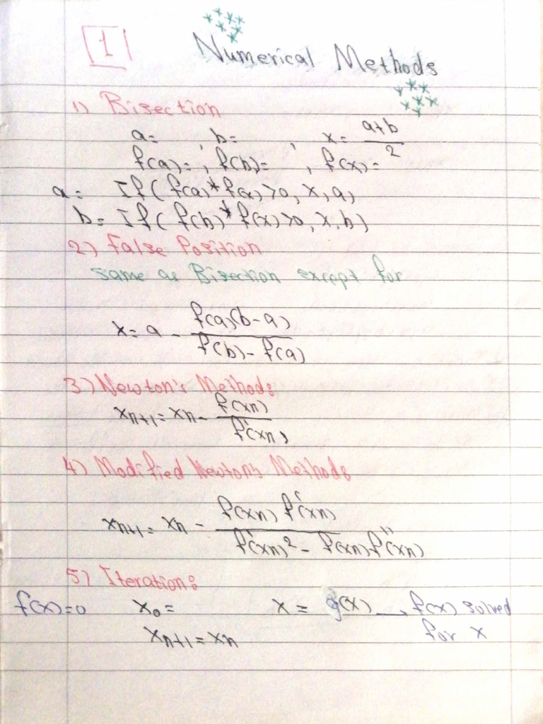Numerical Methods | PDF