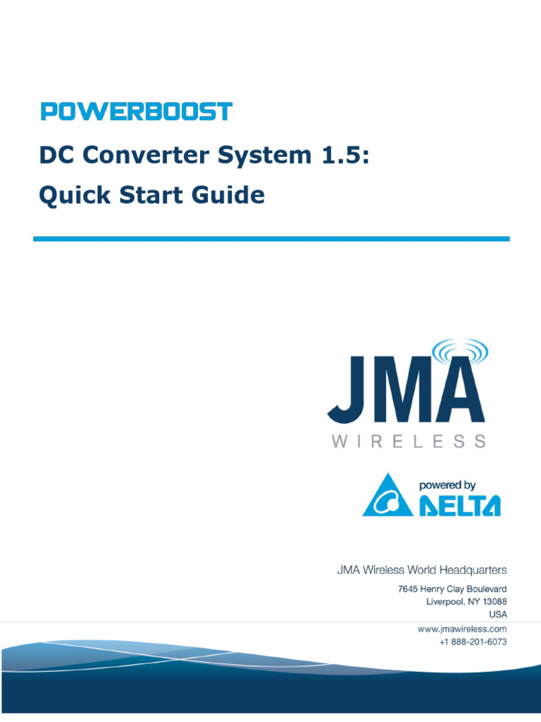 JMA 16995-01 Revd Powerboost 1.5 Upgrade | PDF | Direct Current | Electrical Wiring