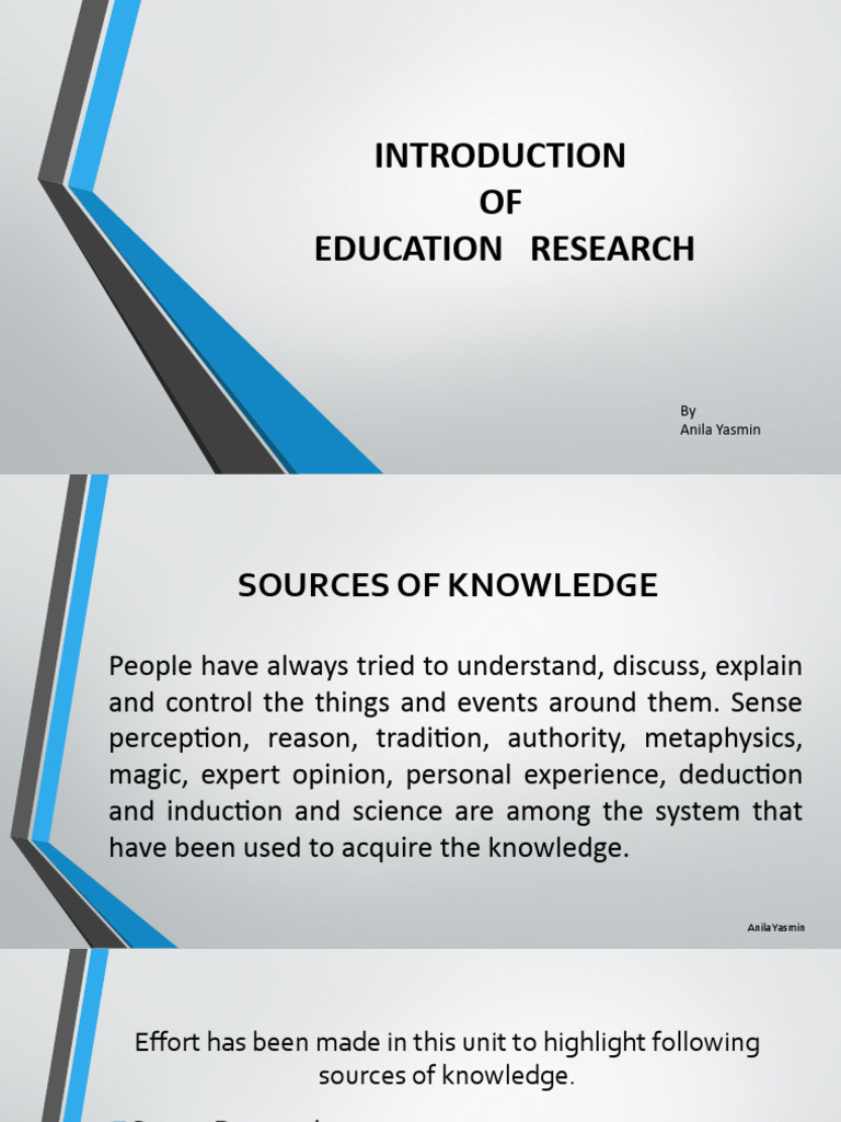 8604 Educational Research-1 | PDF | Scientific Method | Knowledge
