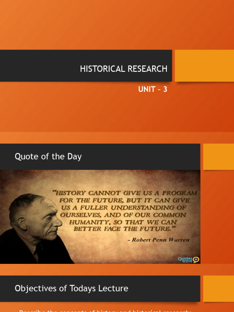 8604 Unit 3 Revised Historical Research 1 | PDF | Primary Sources | Data