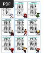 Tablas Minecraft PDF | PDF