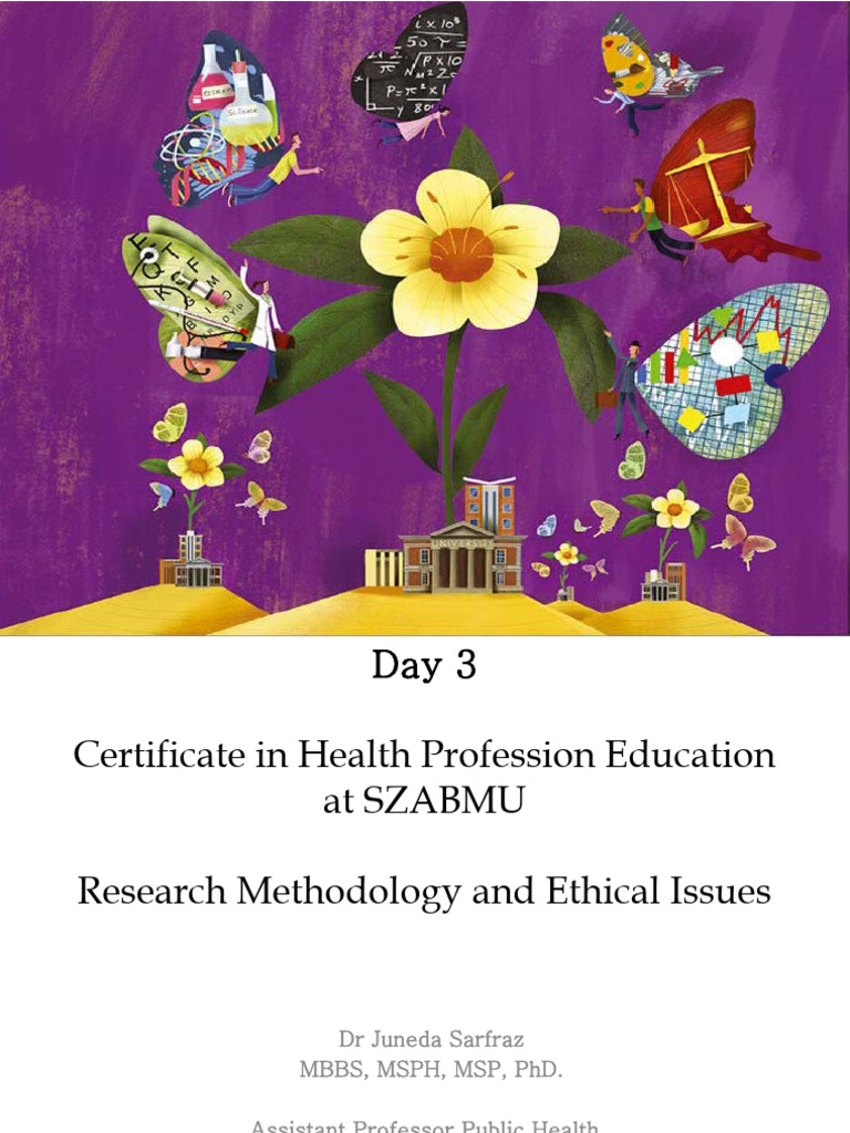 CHPE Research Methodology and Ethics Session | PDF | Motivational ...