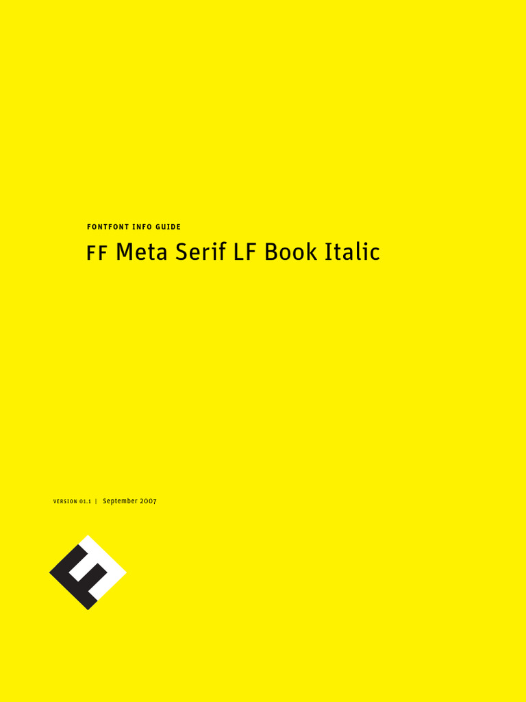 Meta Serif LF Book Ita | PDF | Typefaces | Typography