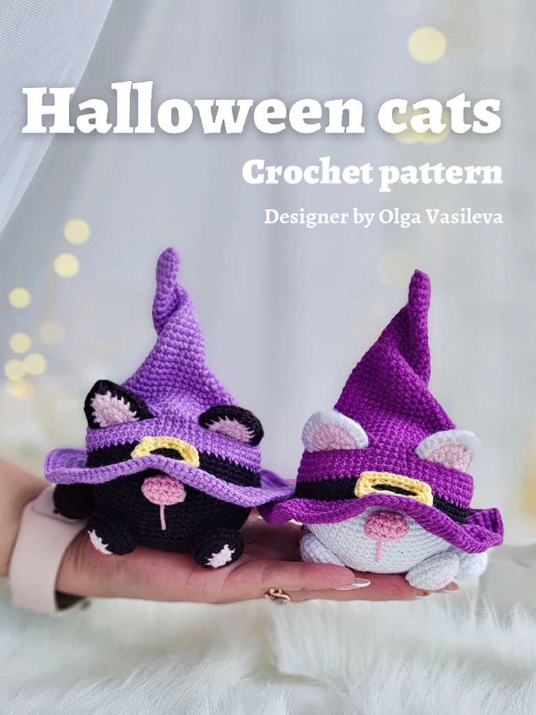 Halloween Cats-Mamavyaz | PDF | Crochet | Yarn