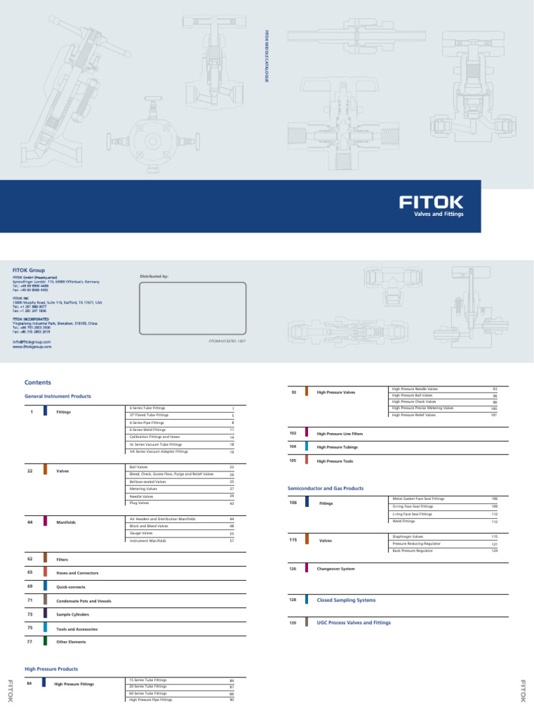 FITOK_Middle_CatalogueA | PDF | Electrical Connector | Pipe (Fluid ...