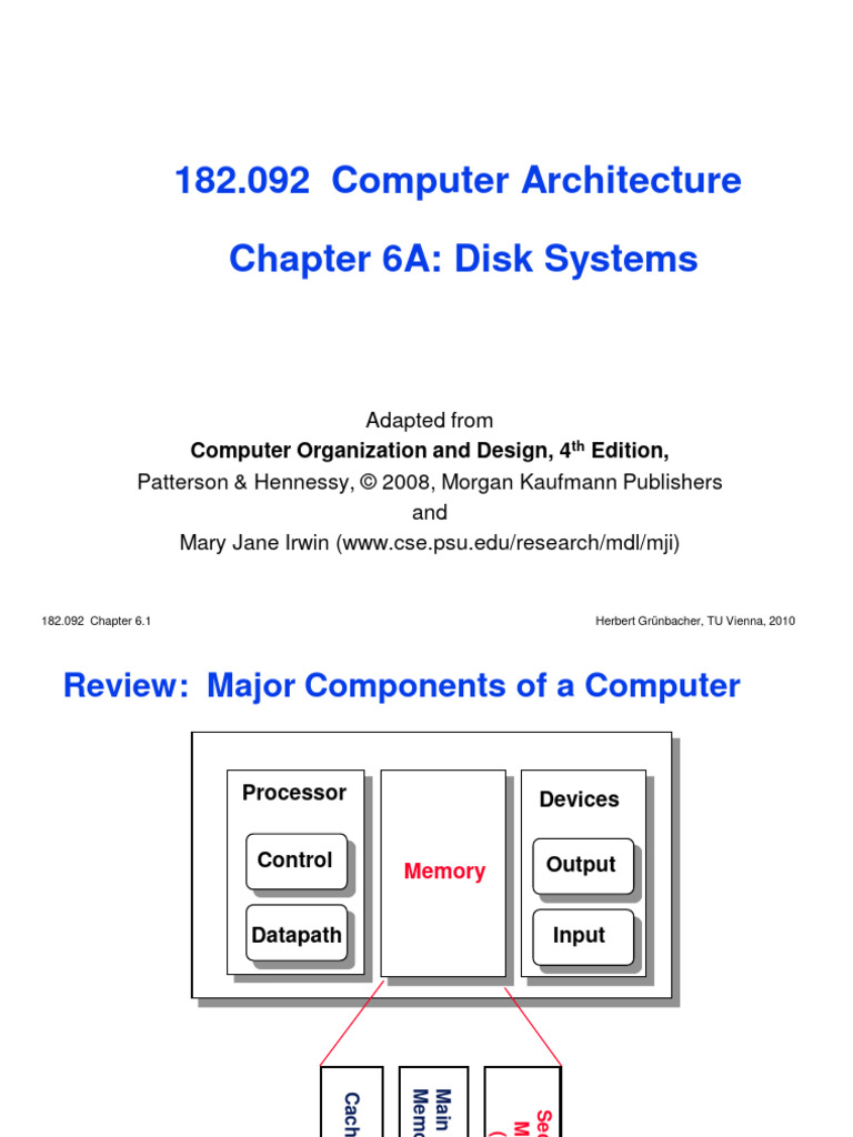 182.092 Chapter 6 | PDF | Input/Output | Cpu Cache