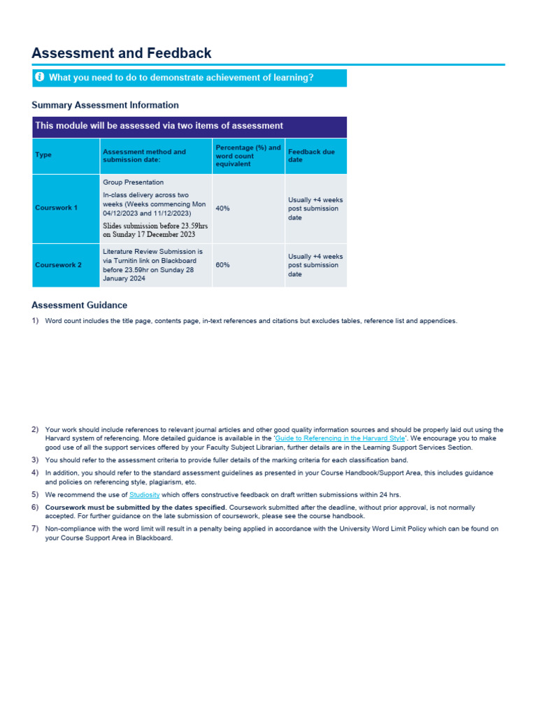 Assessment Brief | PDF | Turnitin
