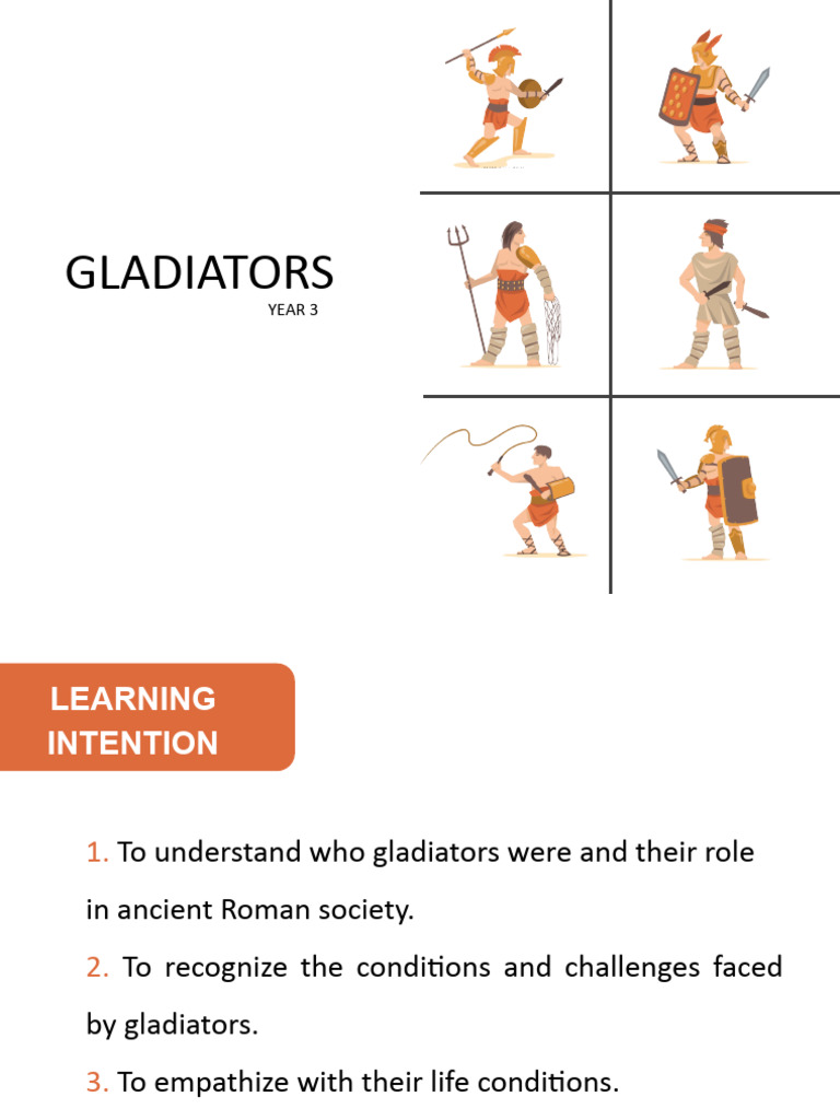 Gladiators Year 3 | PDF | Gladiator | Roman Empire