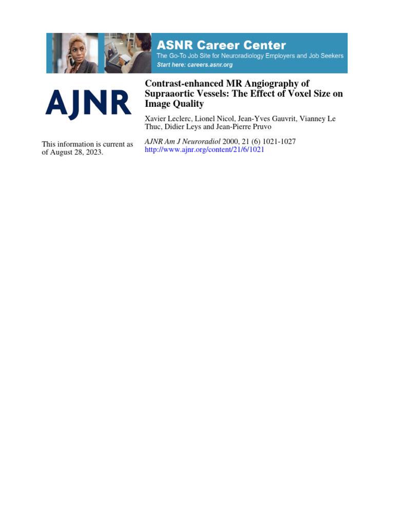 Angio IRM | PDF | Angiography | Angiology