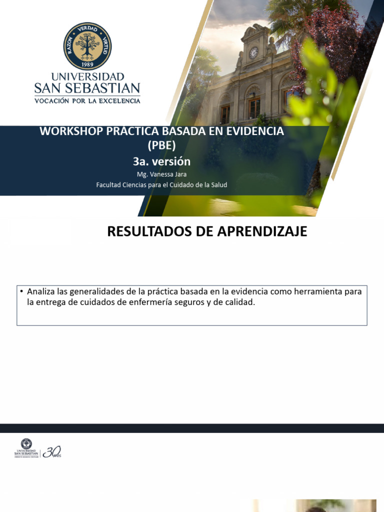 CLASE 1. Introducción PBE | PDF | Cognición | Programas sociales