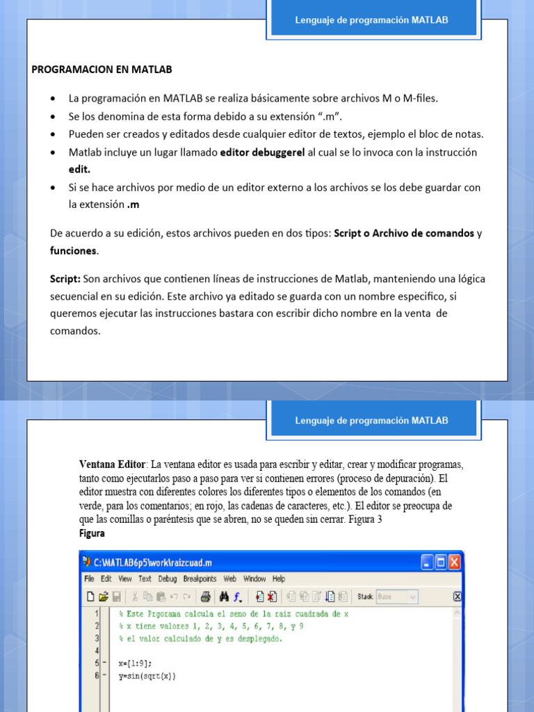 QUINTA MAT Matlab | PDF | Lenguaje de programación | Programación de computadoras