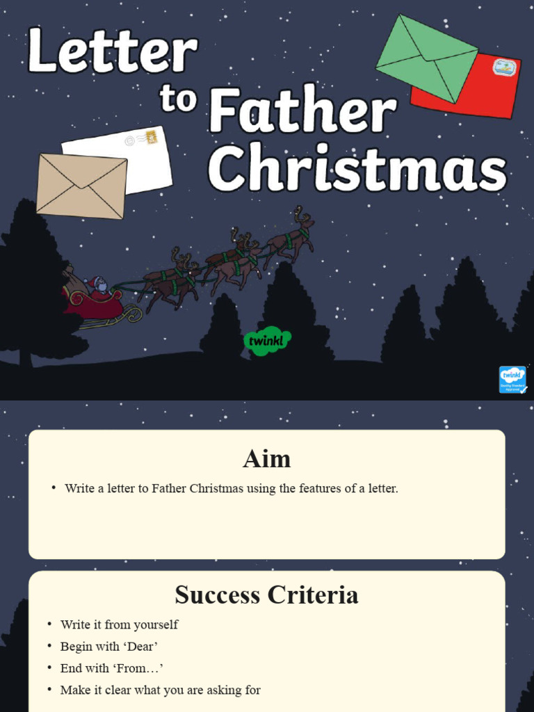 Letter To Father Christmas | PDF