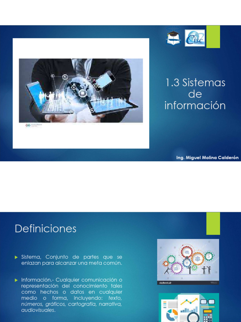 1.3 Sistemas de Informacion | PDF | Sistema de informacion | Información