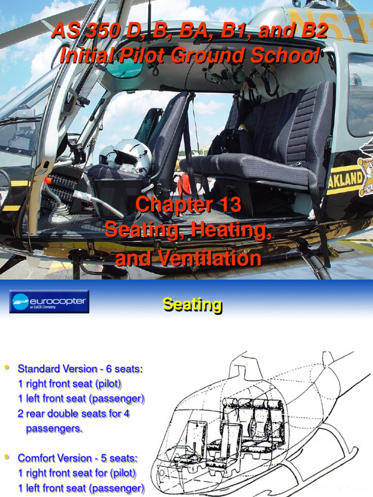 AS 350 Pilot Ground School: Seating & HVAC | PDF