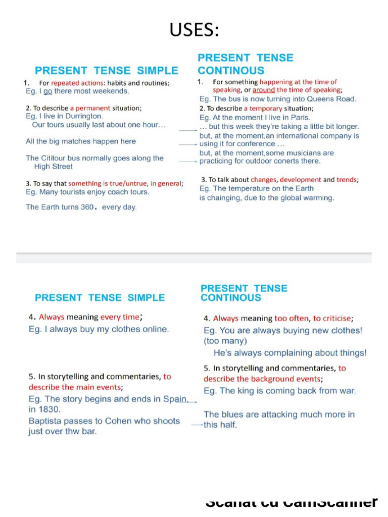 Present Tense | PDF