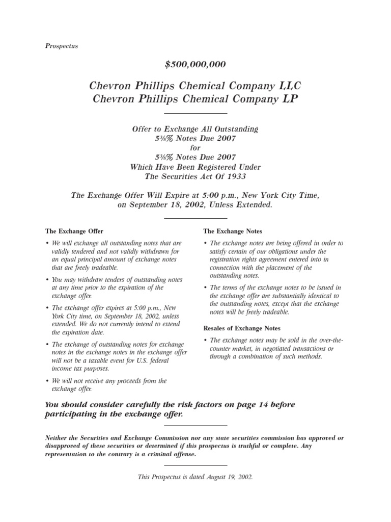 Dokumen - Tips Chevron Phillips Chemical Company LLC Chevron Phillips ...