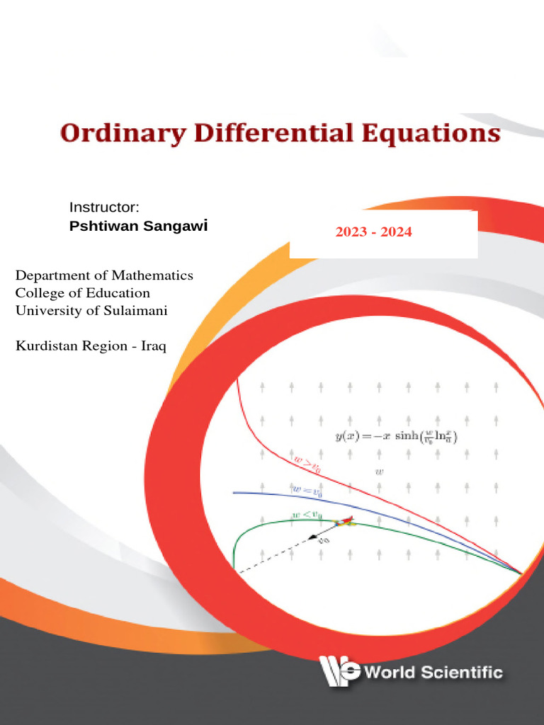 0rdinary Differential Equation | PDF | Partial Differential Equation ...