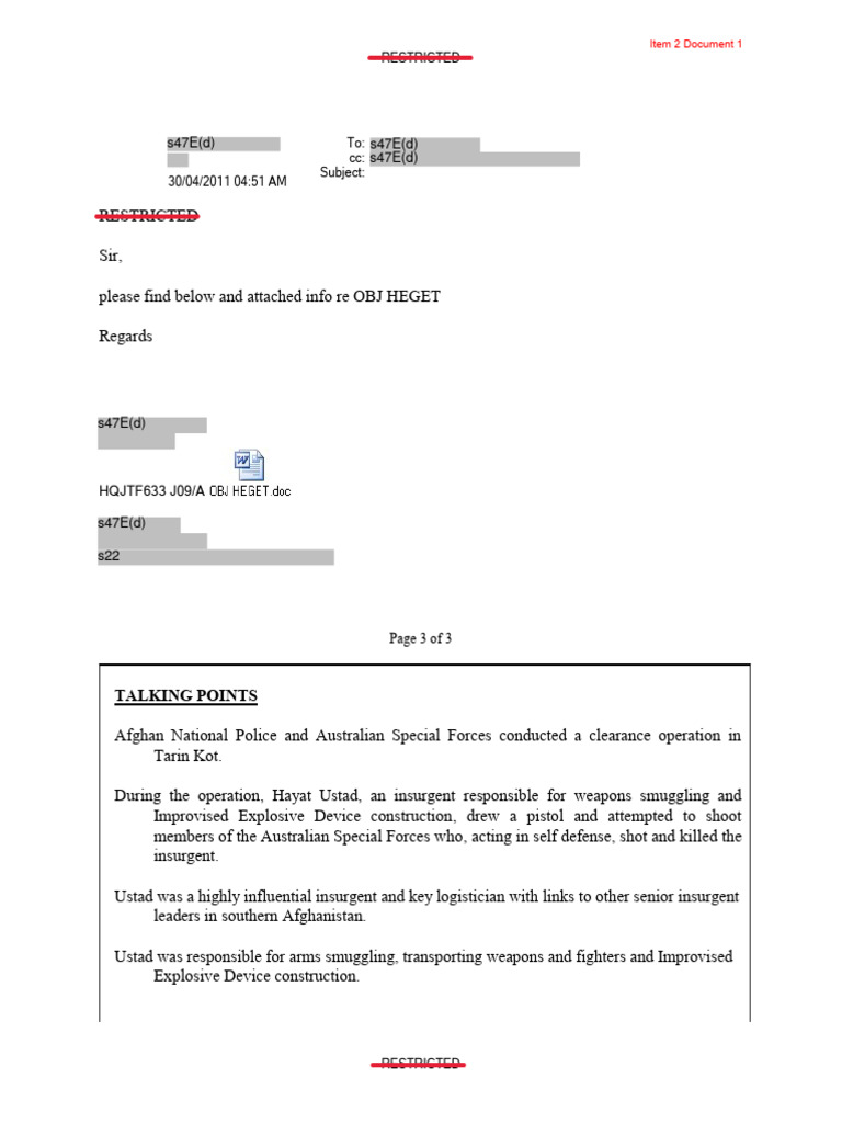 FOI 385 23 24 - Document Package | PDF | Improvised Explosive Device ...