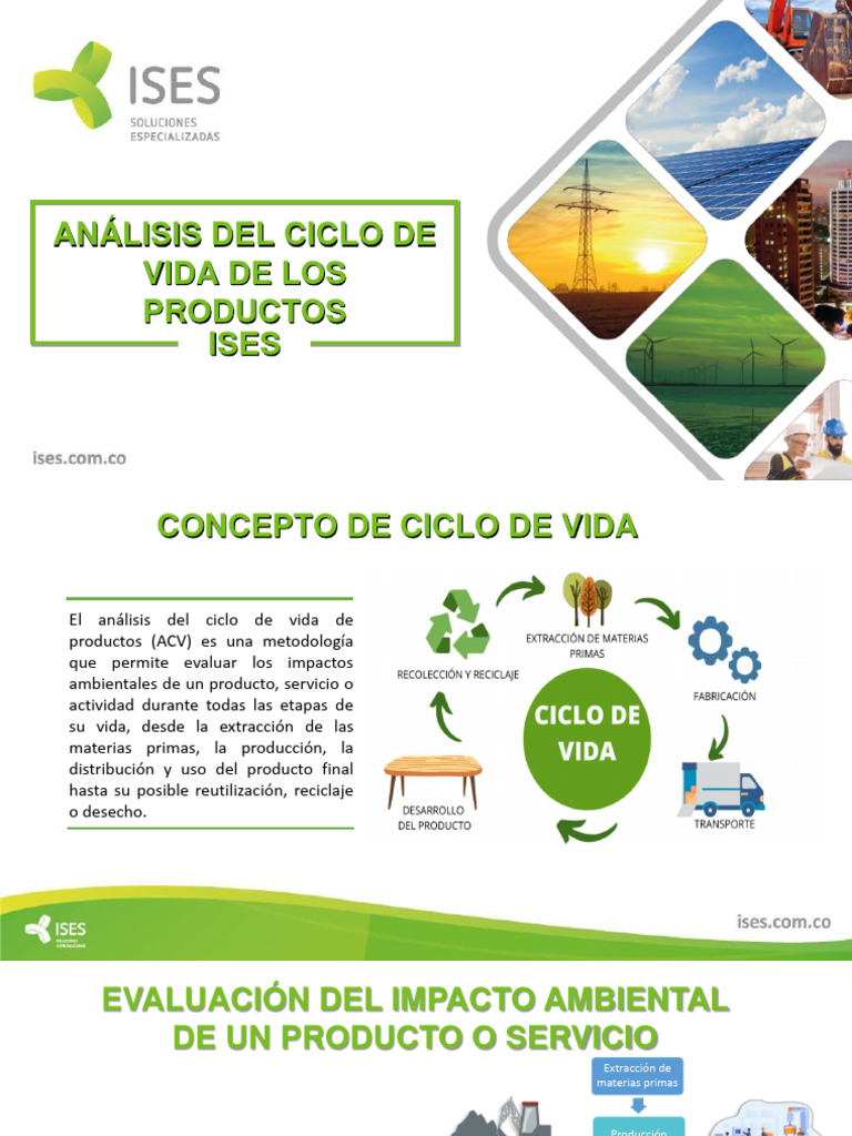Presentacion Analisis De Ciclo De Vida Pdf Evaluación Del Ciclo De