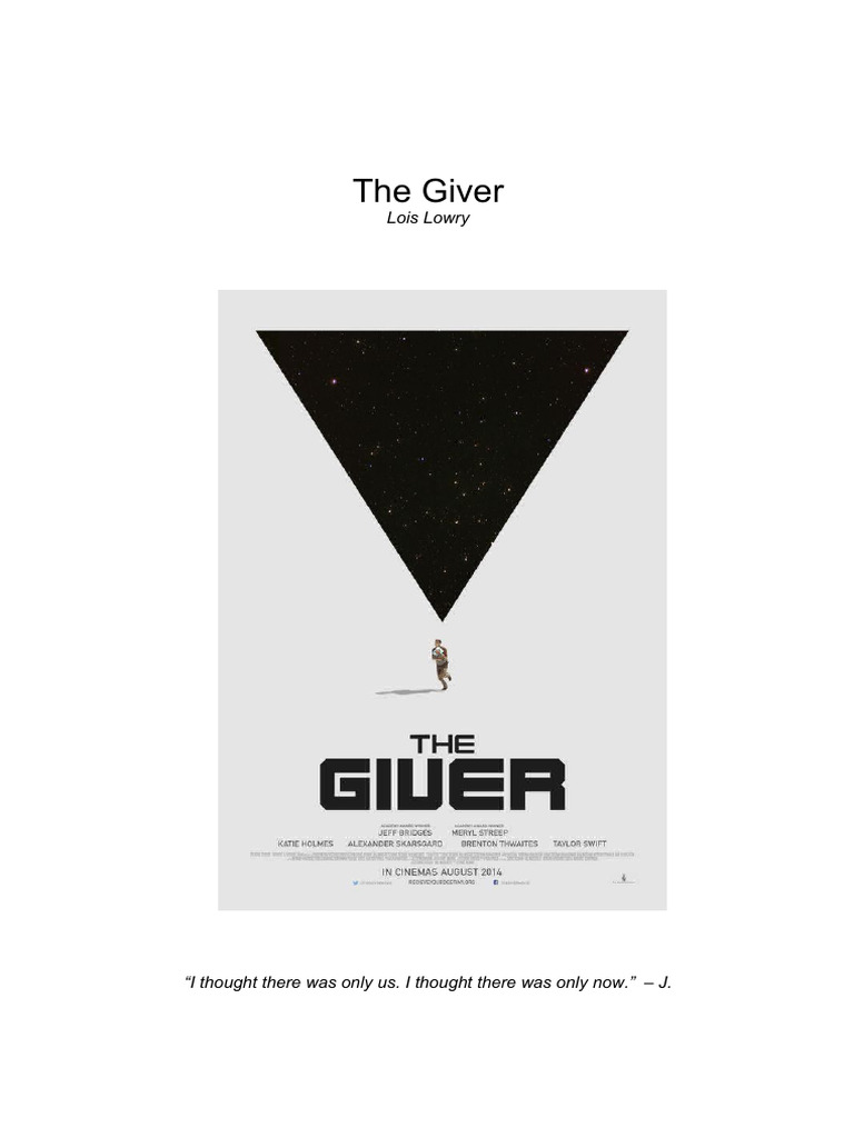 The-Giver-workbook | PDF | The Giver | Utopia