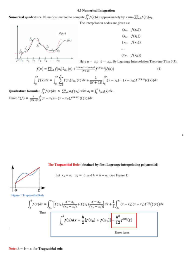Sec4 3 Numerical - Integration | PDF | Computational Science ... Sec4 3 Numerical - Integration | PDF | Computational Science ...