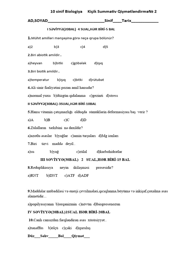 KSQ 2 10 Sinif | PDF