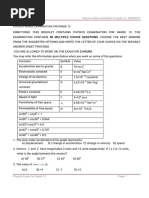 Chemistry Final Exam Questions Remedial Program (3) 1 1 | PDF ...