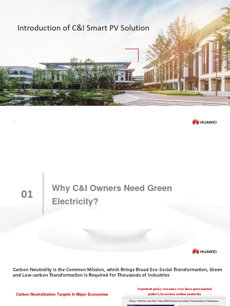 HCSP-Presales-Smart PV (Commercial & Industrial) V1.0 Training Material ...