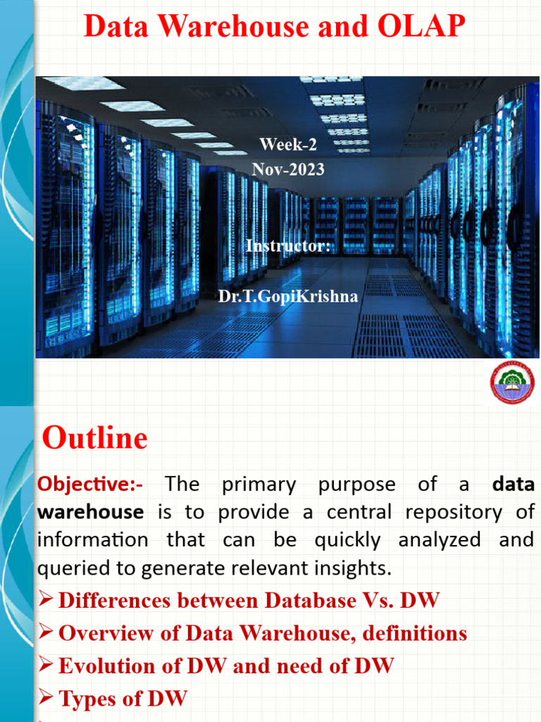 Week-2-Data Warehouse and Olap | PDF | Data Warehouse | Databases