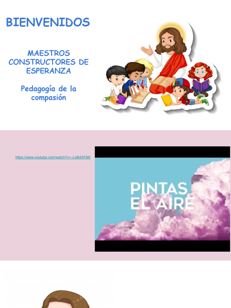 Entrenamiento Maestros Constructores de Esperanza. Pedagogía de La Compasión | PDF