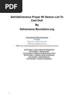 Prayer To Cast Out The Python Spirit | PDF | Jesus | Satan