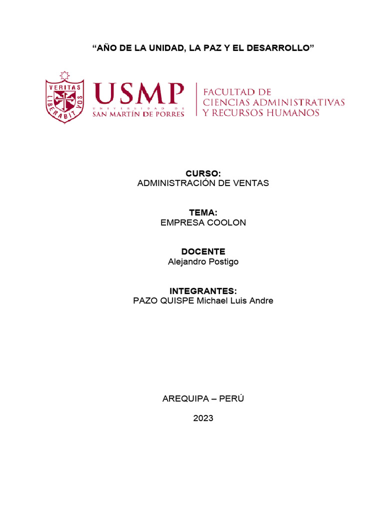 EMPRESA COOLON - Michael Pazo | PDF