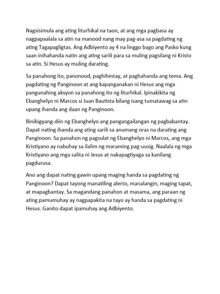 1st Reflection | PDF