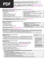 ESSEC MiF 2020-2021 - CV Template & Guidelines | PDF | Valuation (Finance) | Financial Analyst