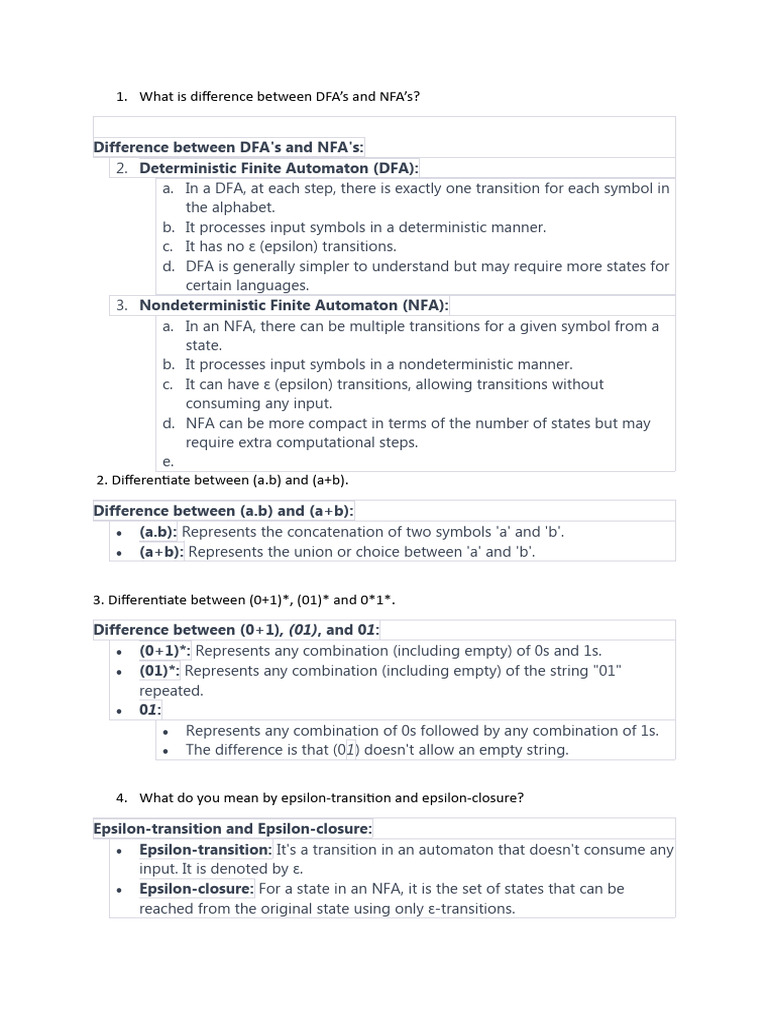 Automata | PDF | Syntax | Grammar