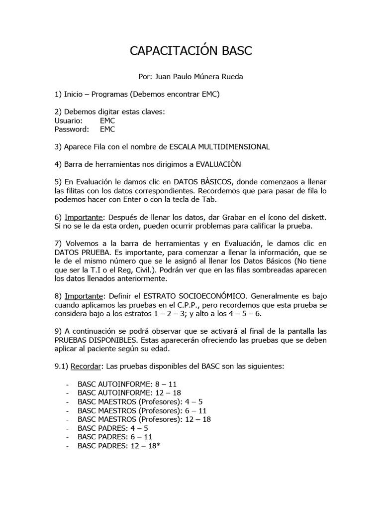 Interpretacion BASC | PDF | Depresión (estado de ánimo) | Ansiedad