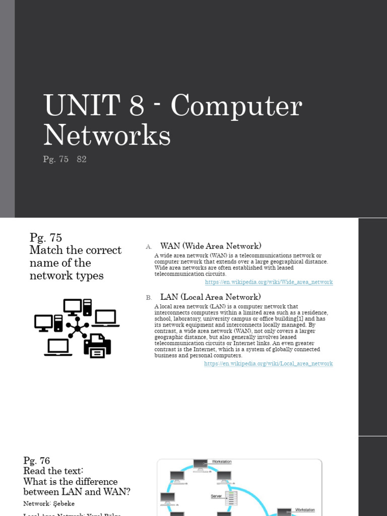 UNIT 8 Computer | PDF | Computer Network | Wireless Lan