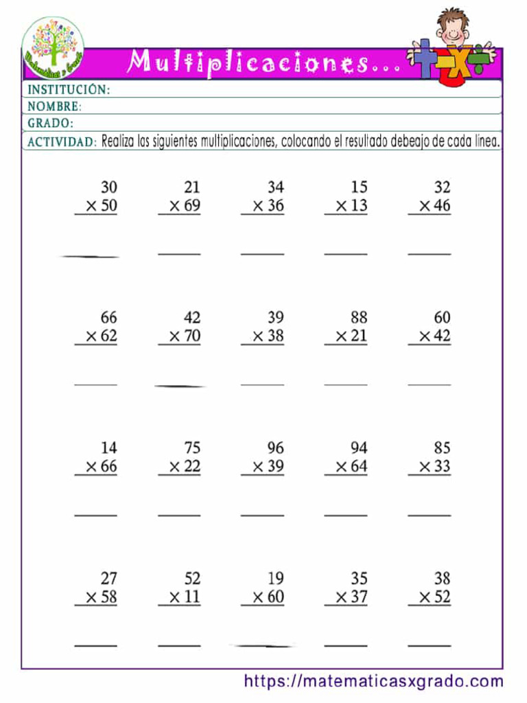 Ejercicios De Matematicas Pdf