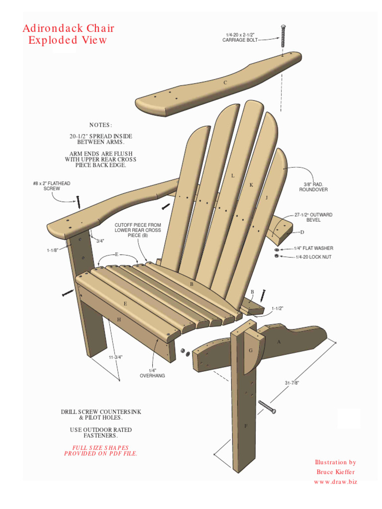 Adirondack Exploded View | PDF