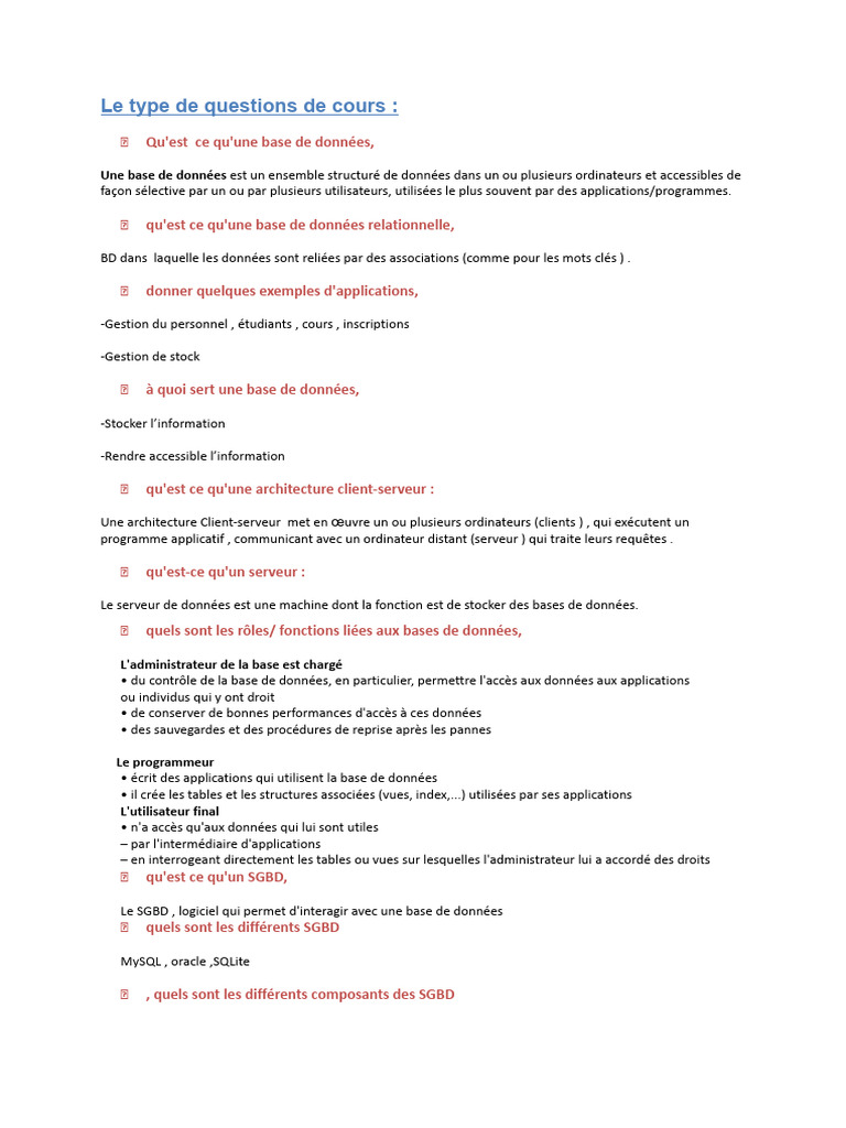 Résumé BD | PDF
