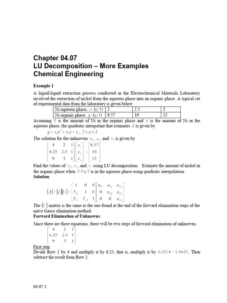 Mws Che Sle TXT Ludecomp Examples | PDF | Equations | Mathematical Objects