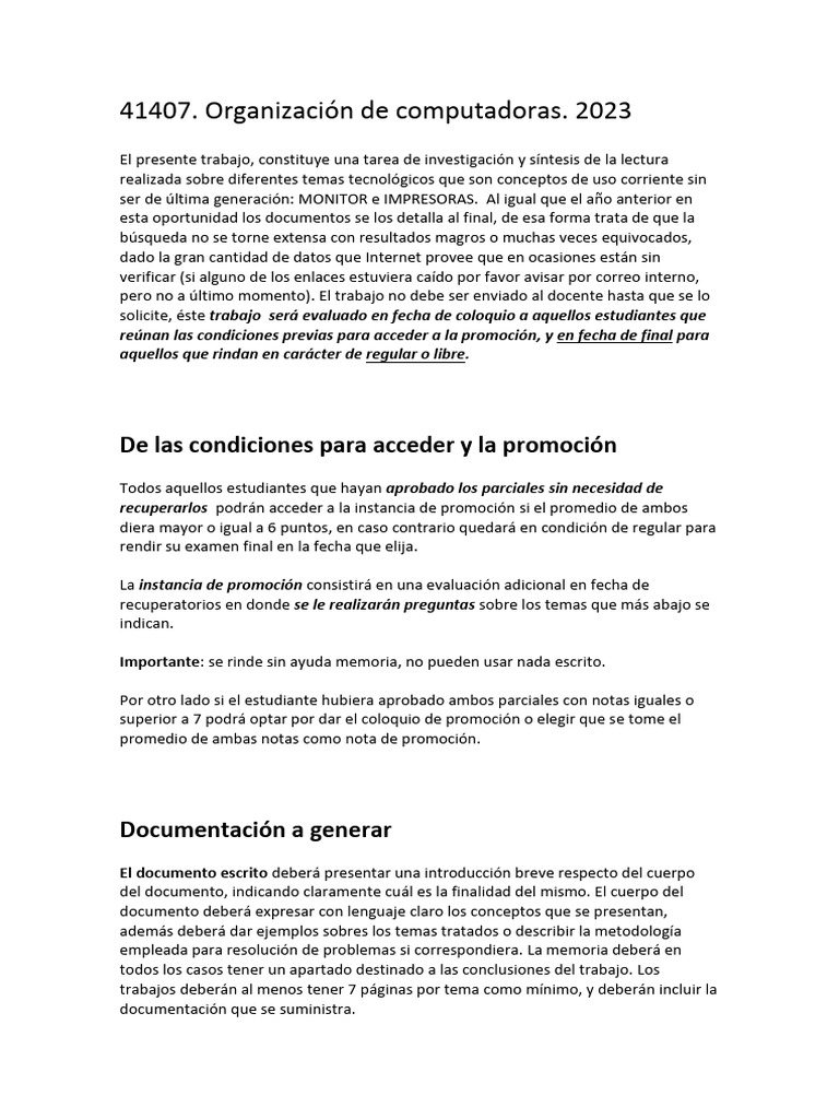 Tpa 2023 | PDF | Monitor de computadora | Ciencias de la Computación